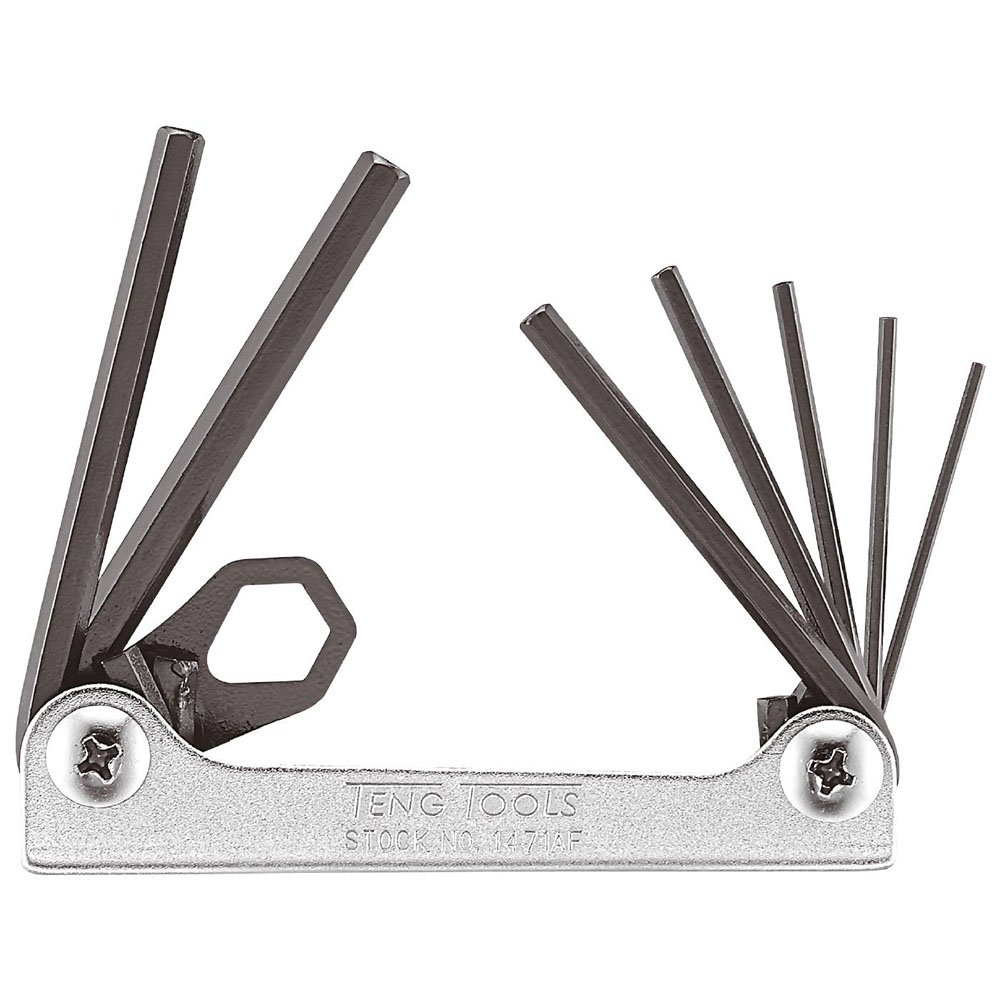 Teng Tools Unbrako/hex-nøgle sæt tomme 1471AF - Sekskant/Hexnøgler - L ...